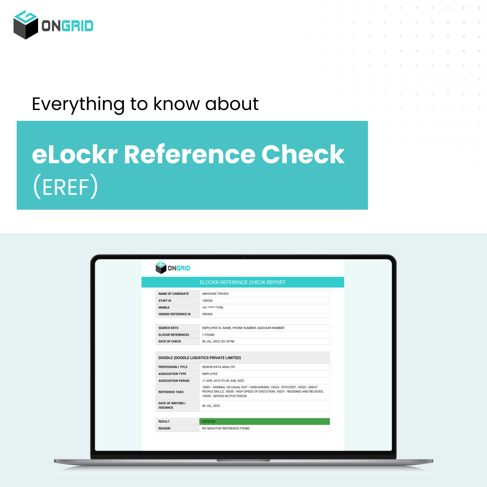 Everything to know about eLockr Reference Check (EREF) - eLockr Blogs